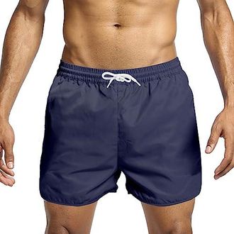 Generic Short pour homme avec poches, taille &eacute;lastique, respirant, extensible, l&eacute;ger, respirant, short dentra&icirc;nement de sport avec cordon de serrage et poches