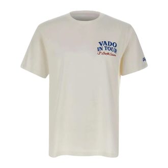 MC2 Saint Barth Homme, Tops, Blanc, Taille: XL Portland Cotton T-Shirt With Front Print