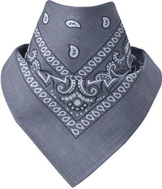Miobo Bandana en 100 % coton Taille unique - Gris - M