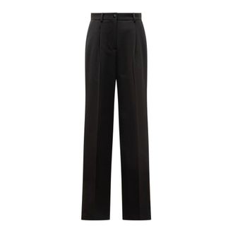 Dolce & Gabbana Femme, Pantalons, Noir, Taille: 38 FR Pantalon Cigarette