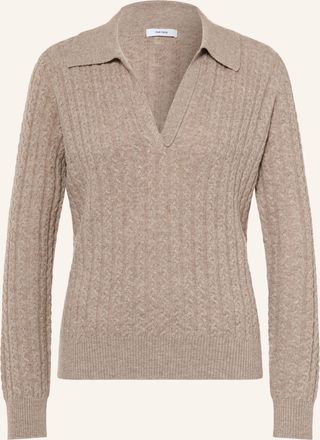 Reiss Reiss Strick-Poloshirt Millie beige