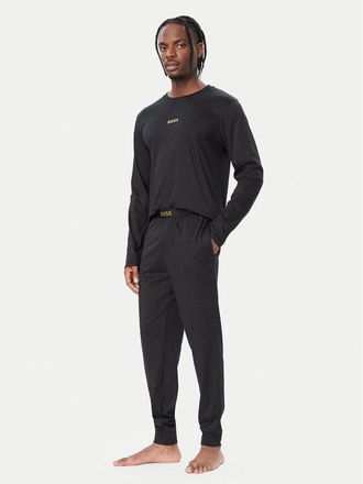 HUGO BOSS Pyjama 50571089 Schwarz Regular Fit