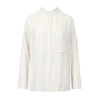 Semicouture Damen, Blusen & Hemden, Wei&szlig;, XLGr&ouml;&szlig;e