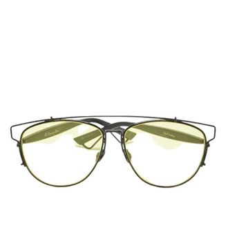 Dior Pre-owned Glas Sonnenbrille - - Pre-owned - Damen - Gelb - ONE SIZE