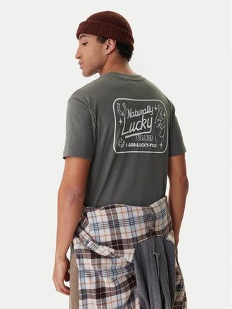 Rvca T-Shirt EVYZT00274 Gr&uuml;n Regular Fit