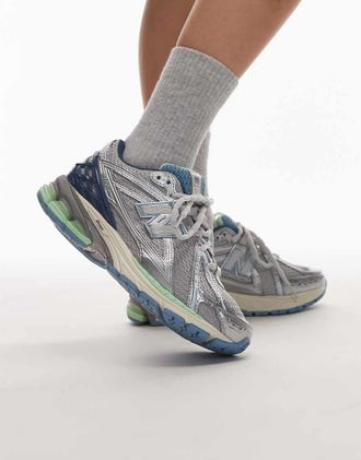 New Balance 1906r - Baskets unisexes - Argent multicolore-Argent&eacute;