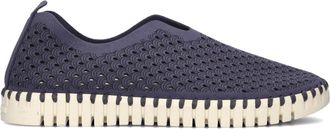 Ilse Jacobsen Femme, Chaussures, Bleu, Taille: 38 EU Bleu Textile Slip-Ons Tulip3275