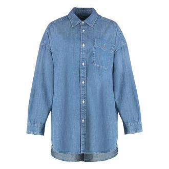 Polo Ralph Lauren Oversized Jeanshemd - - Blouses & Shirts - Damen - Blau - M