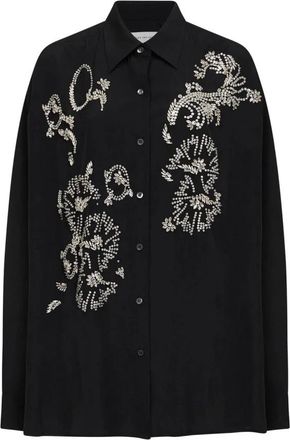 Dries Van Noten Femme, Blouses et Chemises, Noir, Taille: 40 FR Casia Shirt
