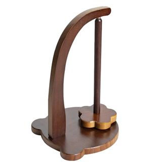 Generic Garnspindel, Holzgarnhalter, Garnrollenhalter, drehbarer Spender, Garnspender, rutschfester Garnspender, magnetischer Halter für Jeanie Wolle