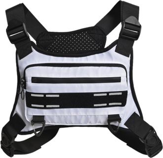 Generic Lauf-Brusttasche, leicht, wasserdicht, Crossbody-Tasche zum Laufen, verstellbarer Riemen, sichere Brusttasche zum Joggen, Wandern, Radfahren, reflekti