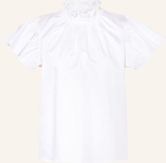 Rich & Royal Blusenshirt Mit R&uuml;schen weiss