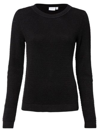 Vila Strickpullover VIDALO (1-tlg) Plain/ohne Details