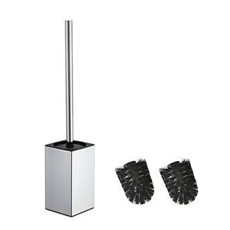 BGL Fashion Porte-Brosse WC carr&eacute; en Acier Inoxydable (chrom&eacute;)