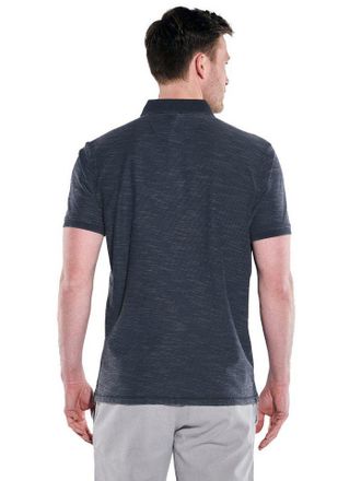 Engbers Poloshirt Herren Polo-Shirt meliert, Saphirblau