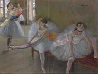 Artery8 Edgar Degas Tänzer im Klassenzimmer C1880 Großer mehrteiliger Druck