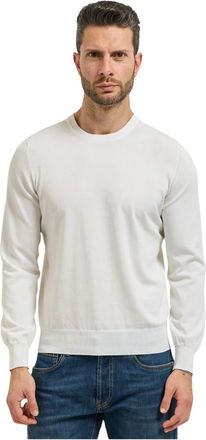 Gran Sasso Homme, Pulls, Blanc, Taille: XL Pull Ras du Cou