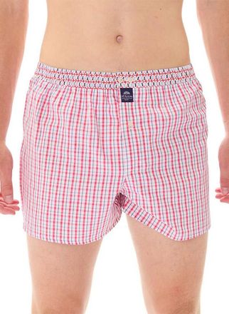 MC Alson Herren Boxershorts rosa Baumwolle gemustert
