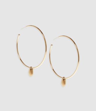 Isabel Marant Boucles dOreilles Large Hoops Shiny Day Doré