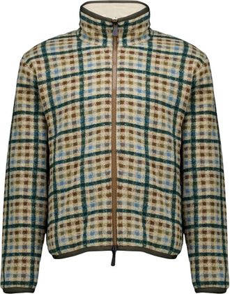 Moncler SweaT-shirt Teddy R&eacute;versible zipp&eacute; - Homme - Sport - Beige - Taille: XL