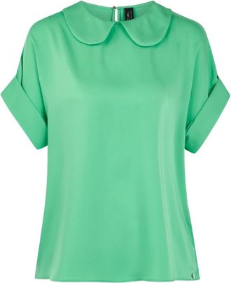 Marc Cain Femme, Blouses et Chemises, Vert, Taille: 38 FR Marccain Groen Ac 51.21 W08