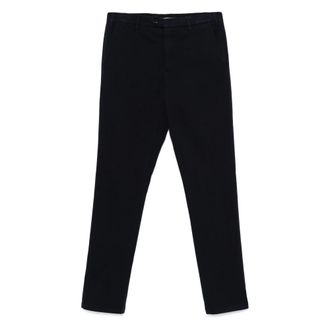 Canali Baumwollhose mit Taschen und Elastan - - Trousers - Herren - Blau - 2XL