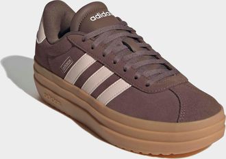 adidas Plateausneaker ADIDAS SPORTSWEAR VL COURT BOLD, Gr. 38,5, earth strata, wonder quartz, gum 3, Leder, Synthetik, Schuhe Plateausneaker, Design auf den 