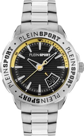 Plein Sport Homme, Accessoires, Gris, Taille: ONE Size Montre Quartz Dateur Trois Aiguilles