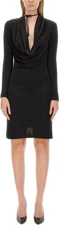 Helmut Lang Viscose Jersey Dress - Black