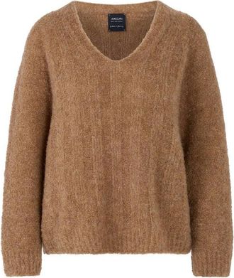 Marc Cain Damen Strickpullover mit Alpaka und Wolle