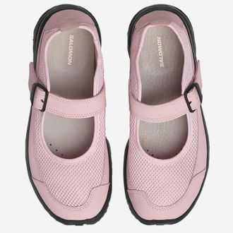 Salomon Womens Sneakers Rx Marie-Jeanne Pink Leather Trainers