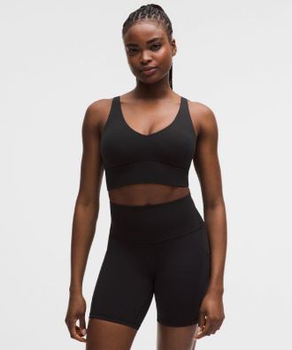 lululemon Brassi&egrave;re Focuser &agrave; encolure en V Maintien l&eacute;ger, bonnets C/D pour Femmes - Taille 2XS