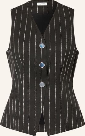 Sandro Sandro Blazerweste Mit Glitzergarn Und Pailletten schwarz