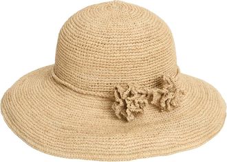 Ibeliv Femme, Accessoires, Beige, Taille: ONE Size Tahiti Cloche Hat