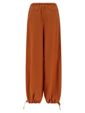 Marni Womens Orange Cotton Casual Pants