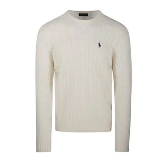 Polo Ralph Lauren Homme, Pulls, Beige, Taille: XL Lscablecnpp Long Sleeve Pullover