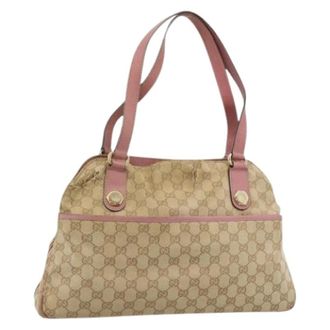 Gucci Pre-owned Sac fourre-tout en toile GG - Femme - Pre-owned - Beige - Taille: ONE Size