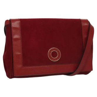 Celine Pre-owned Daim sacs-celine - Femme - Pre-owned - Rouge - Taille: ONE Size