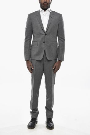 Thom Browne 3-Knopf-Anzug Aus Wolle Mit Doppeltem R&uuml;ckenschlitz Thom Browne