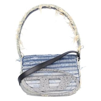 Diesel Blau Baumwoll- und Leder Tasche - - Bags - Damen - Blau - ONE SIZE