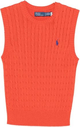Ralph Lauren Femme, Pulls, Orange, Taille: 42 FR Maille ras du cou
