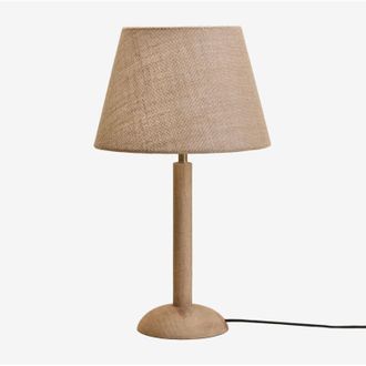 Sklum Lampe de table en bois de manguier Harry SKLUM