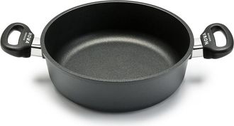 Nowa Aluguss Schmortopf, Innenh&ouml;he von 7 cm, backofenfest bis 280 &deg;C, Antihaft beschichtet, Induktion, Made in Germany, f&uuml;r alle Herdarten, PFOA frei, Durc