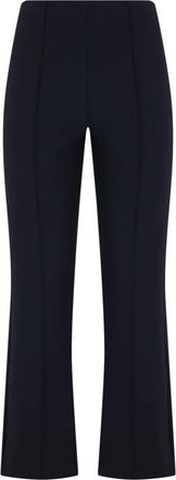 Vince Femme, Pantalons, Bleu, Taille: 40 FR Pintuck Crop Flare Pant