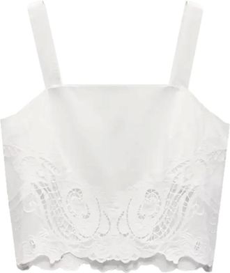 Rag & Bone Oberteil mit Cut-Outs - Wei&szlig;