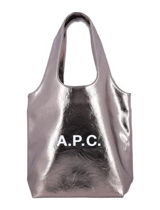 A.P.C. Shopper & Totes - Ninon Small Tote Bag - Gr. unisize - in Silber - f&uuml;r Damen