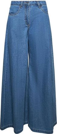 Silvian Heach Femme, Jeans, Bleu, Taille: W32 Wide Jeans