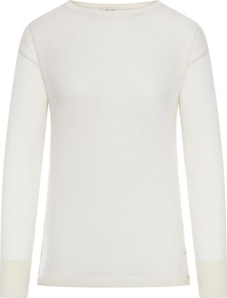 Max Mara Rundhalspullover - Nude