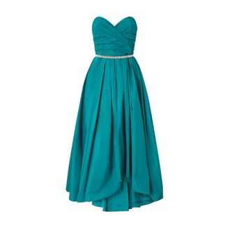 Pinko Pinko, Femme, Robes, Vert, Taille: 40 FR Robe Bustier Fronc&eacute;e