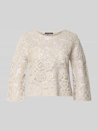 Betty Barclay Relaxed Fit Pullover in Strick-Optik mit Allover-Pailettenbesatz